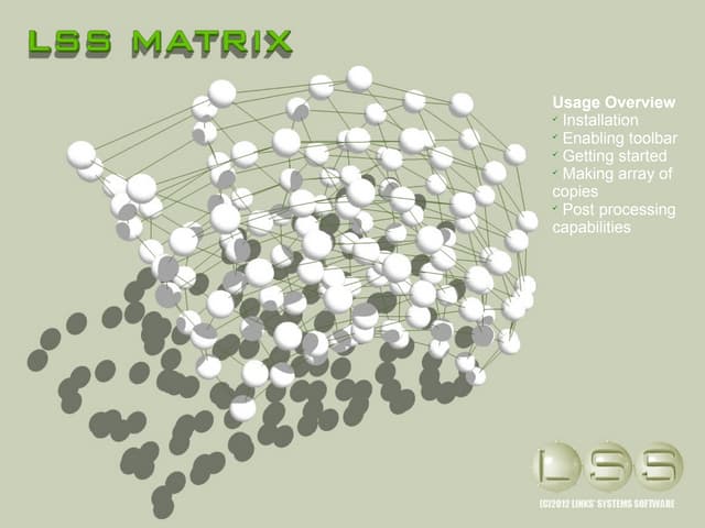 Lss Matrix Usage Overview Ppt