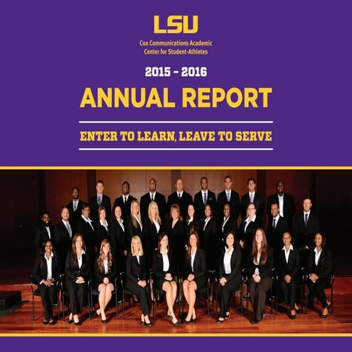 LSU Cox Communications Academic Center for Student-Athletes 2015-16 ...
