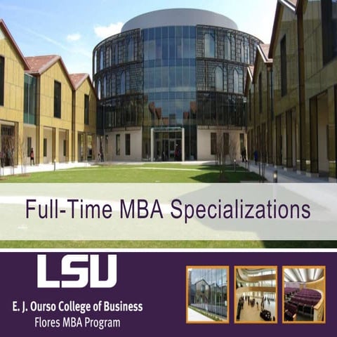 LSU Flores MBA: Specializations | PDF