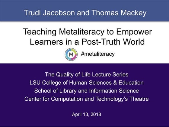 Tom Mackey, Professor of arts and media at Suny empire state college