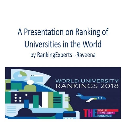 A presentation on ranking of universities in the | PPT