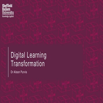 Digital Learning Transformation | PPT