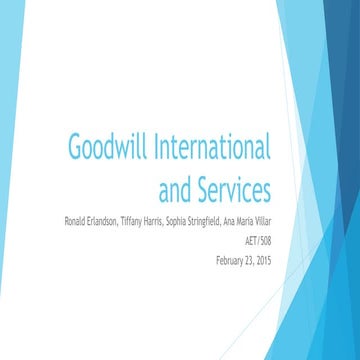 LT.B Week 3 Goodwill International and Services | PPT