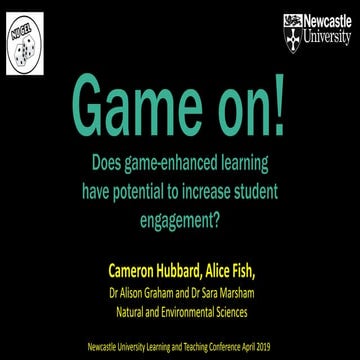 Game on! Does game-enhanced learning have potential to increase student ...
