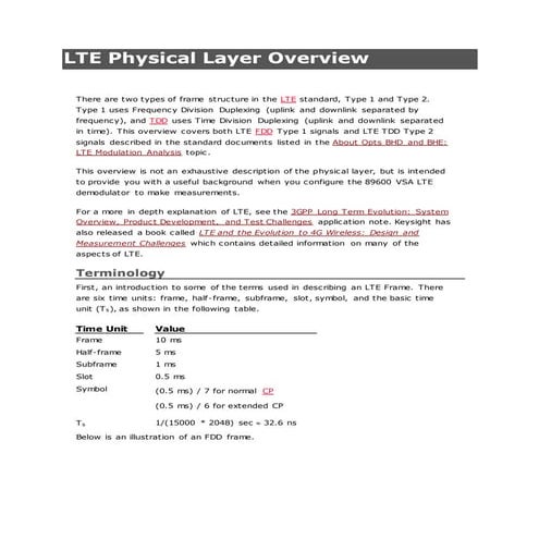 Lte_details | PDF
