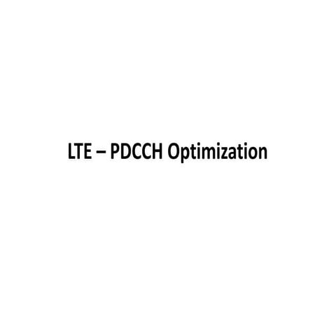 LTE(4G) - PDCCH Parameter Optimization.pdf