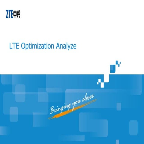 LTE Network Optimization Procedure How to | PDF