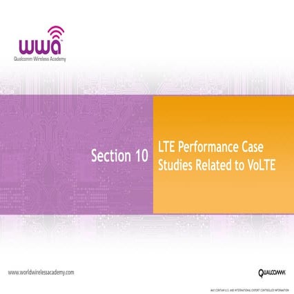 LTE Performance Case Studies Related to VoLT.pptx