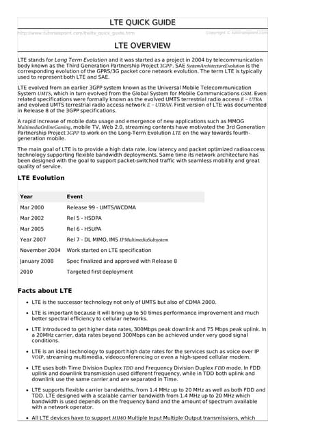 VoLTE Interfaces , Protocols & IMS Stack Explained | PDF