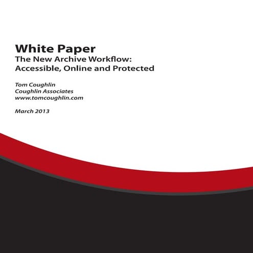 Ltfs new-archive-workflow-whitepaper | PDF | Data Storage and Warehousing | Computing