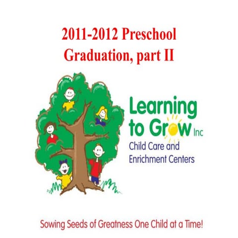 Ltg preschool graduation 2011 2012, part. 2 | PPTX