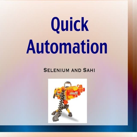 Bdd Using Behat Seleniumsahi And Saucelabs Ppt 9830
