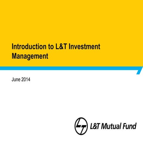 Introduction to L&T Investment Management | PPTX