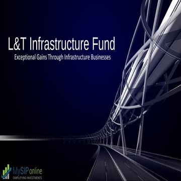 L&T Infrastructure Fund The Best Option For Long Term Investment | PPT