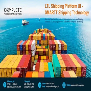 LTL Shipping Platform UI - SMARTT Shipping Technology.pptx