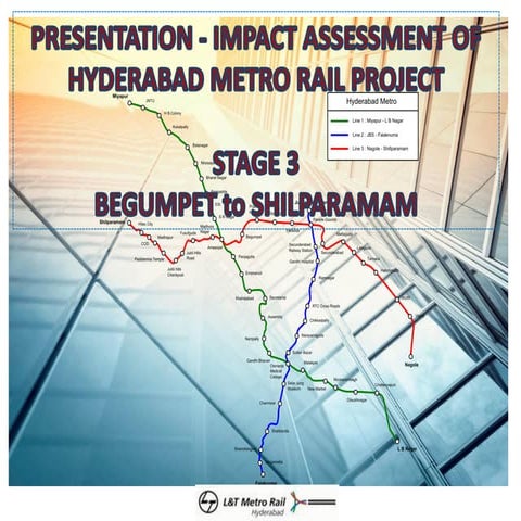 L & T Metro Rail Impact Assessment Study - Stage 3 | PDF
