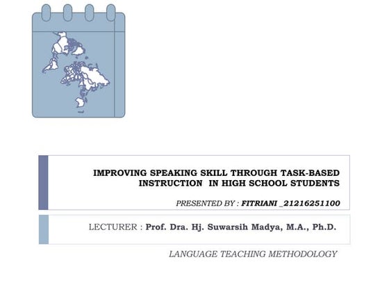 TBI_Task based instruction in the class of teaching English as a ...
