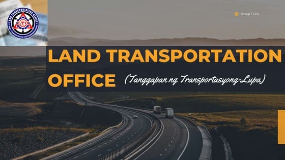 Land Transportation Office (LTO) Traffic Laws, Rules and Regulations.ppt