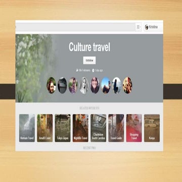 Interactions and Findings: Culture Travel | PPT