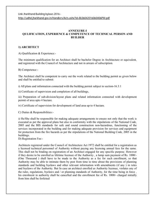 The architects act, 1972 | PPTX