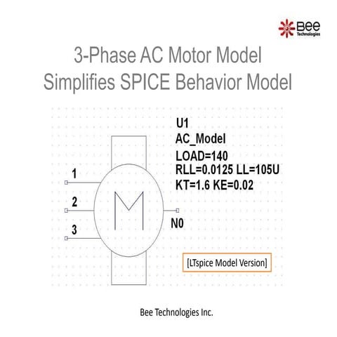 LTspice Symbol of 3 Phase AC Motor Model | PPTX