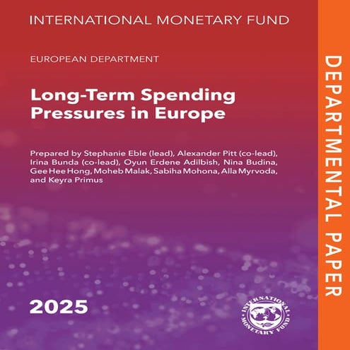 Έκθεση ΔΝΤ «Long-Term Spending Pressures in Europe» | PDF