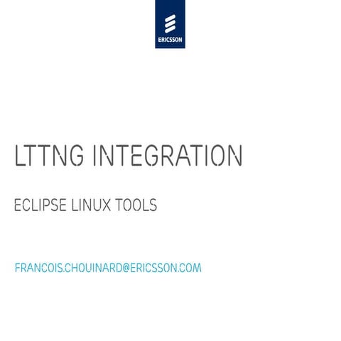 LTTng (EclipseCon 2010) | PPT
