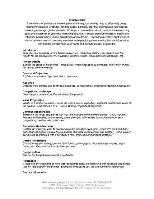Creative.Brief.Template | PDF