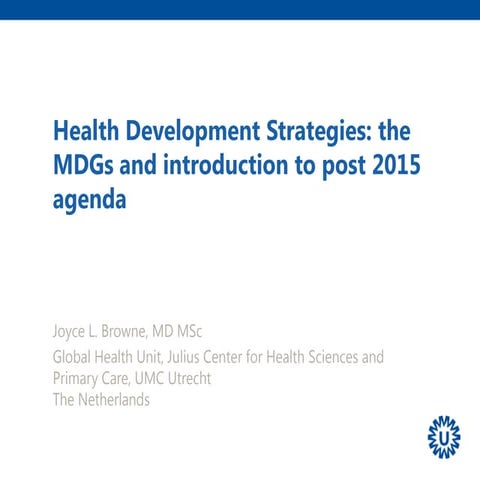 Health Development Strategies 2014 | PPT