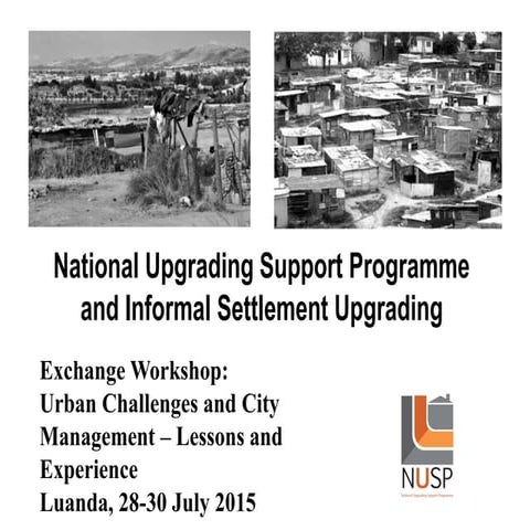 Neighbourhood Upgrading and Shelter Sector Project Indonesia | PPT