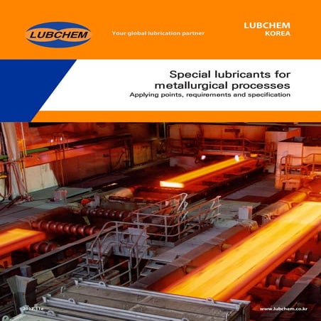 PSC Lubchem Lubricants Range for the Iron & Steel Industry | PDF