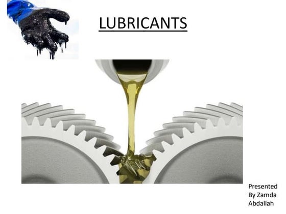 Lubrication ppt. | PPTX