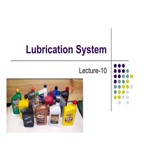 Lubrication system | PPT