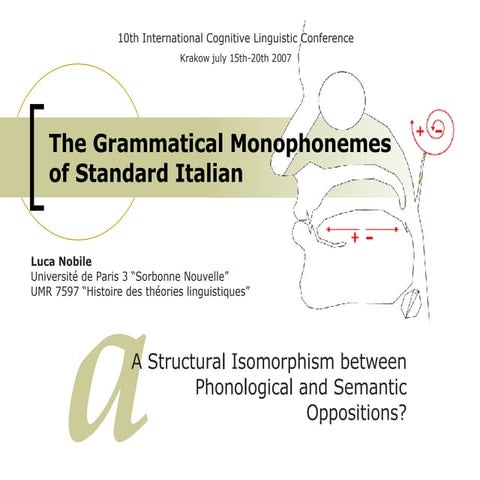 Nobile - Grammatical Monophonemes | PPT