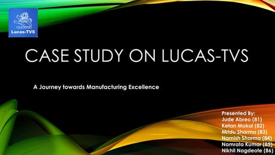 Lucas tvs ltd | PPT