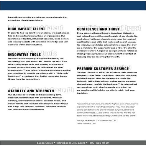Lucas Group Locations | PDF