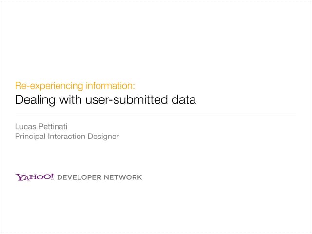 Dealing with User Submitted Data | PPT Dealing with User Submitted Data | PPT