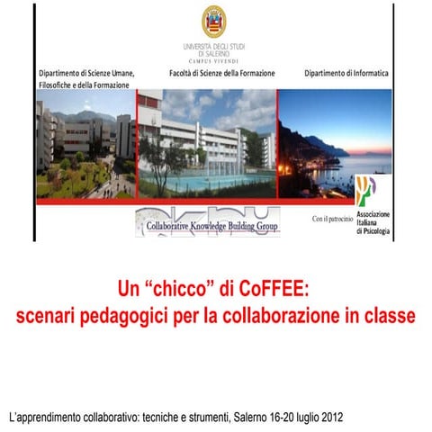 Luca Tateo - Un chicco di coffee. Scenari pedagogici per la ...