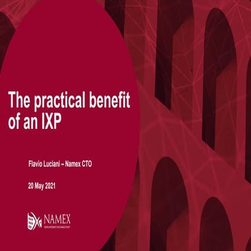 The practical benefit of an IXP | PDF
