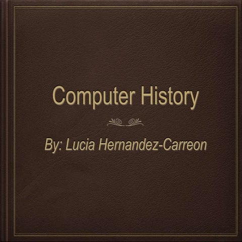 computer history | PPT