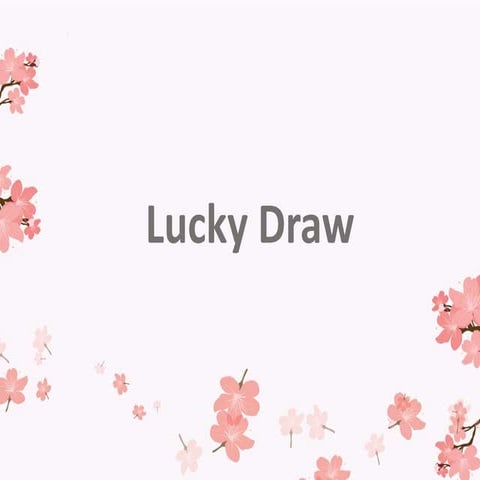 Lucky draw | PPTX