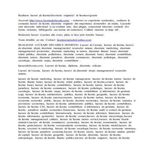 Lucrare de licenta geografie | DOCX