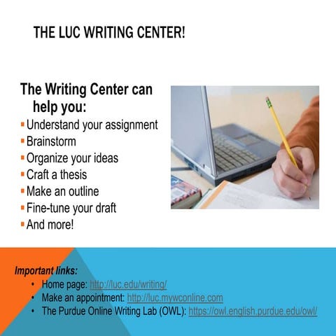LUC Writing Center | PPTX