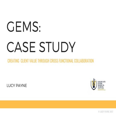 GEMS Case Study | PPT