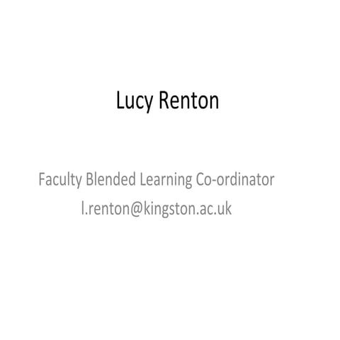 Lucy renton | PPT