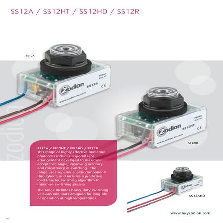 Lucy Zodion Photocell (PECU) SS12 - Miniature Street Lighting Photocell ...