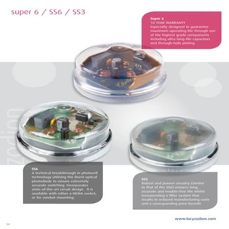 Lucy Zodion Photocell (PECU) SS6 - Street Lighting One Part Solid State ...
