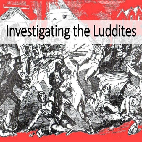 Luddism sources lesson | PPTX