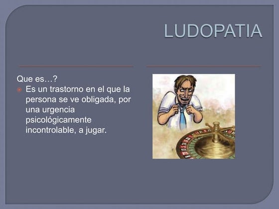 La ludopatia | PDF