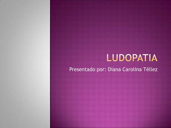 Ludopatia. | PPT